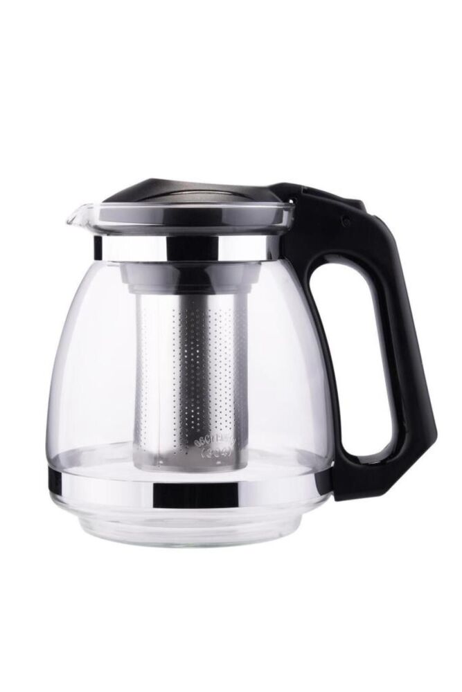 1-5 Lt Çelik Süzgeçli Borasilikat Cam Demlik Isıya Dayanıklı Cam ...