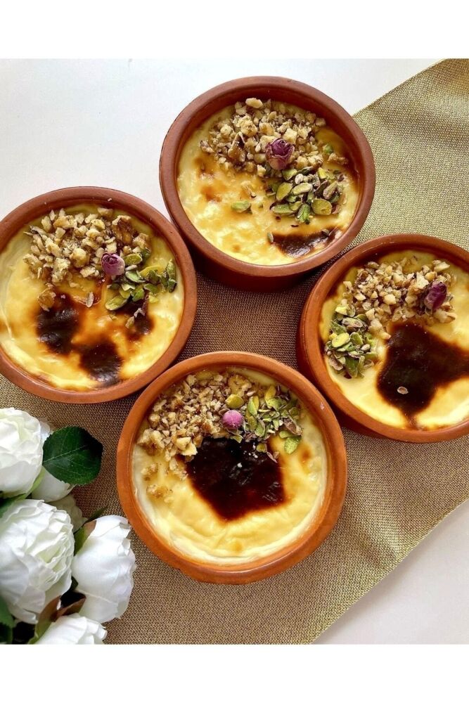 6'lı Sütlaç Kabı 1. Kalite Toprak Güveç 6'lı Sütlaçlık , Küçük Güveç El ...