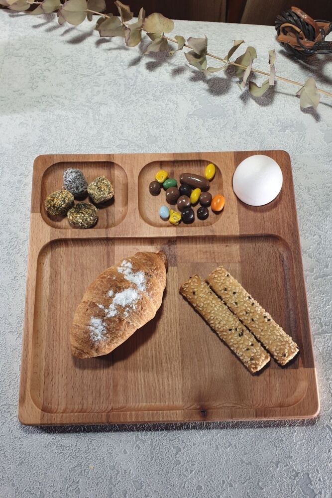 Ahşap Doğal Kase Servis Tabağı Kahvaltı Tabağı kzf1006 - Çarşı 24 ...