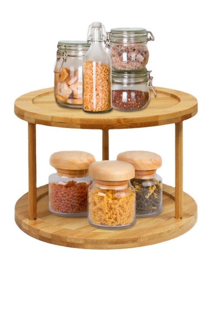 Bambu 360 Dönen Baharatlık Standı, Bambu Döner Stand Bambu Stand 360 ...