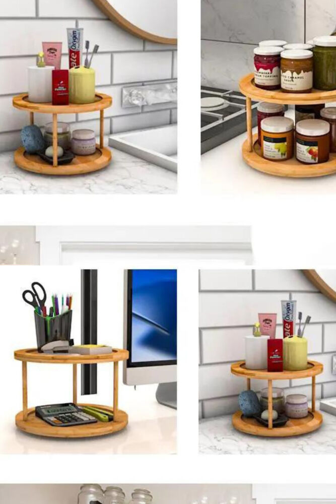 Bambu 360 Dönen Baharatlık Standı, Bambu Döner Stand Bambu Stand 360 ...