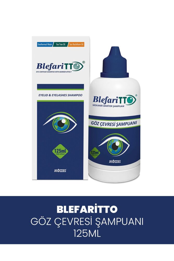 Blefari Göz Çevresi Şampuanı 125 ml ( 100 25 ml ) (ÇAY AĞACI YAĞI - TEA ...