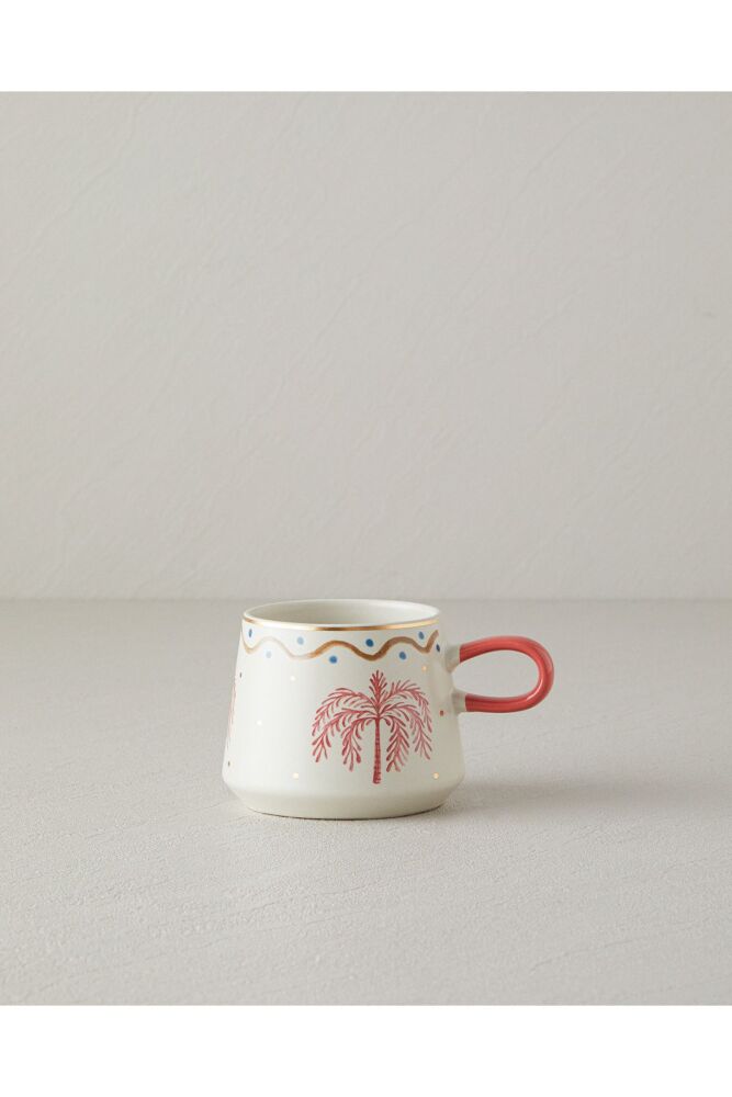 Carnival Tree Stoneware Kupa Pembe - Çarşı 24 - Avrupa'nın Türk Çarşısı