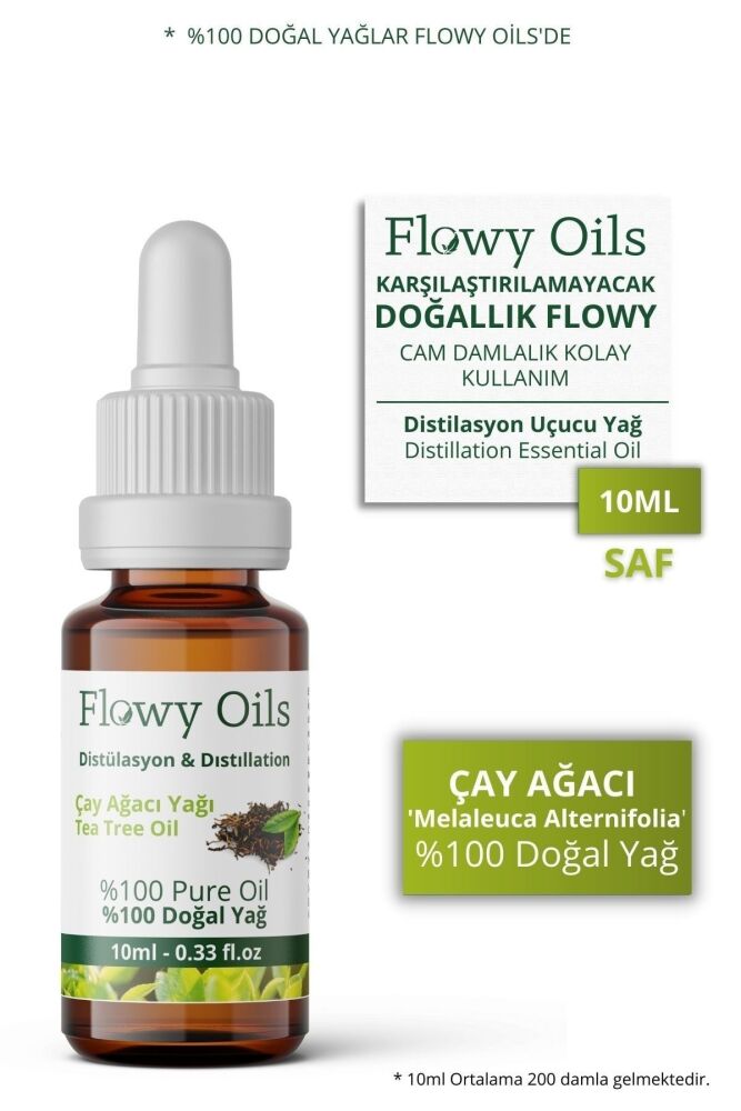 Çay Ağacı Yağı %100 Doğal Bitkisel Uçucu Yağ Tea Tree Oil 10ml - Çarşı ...