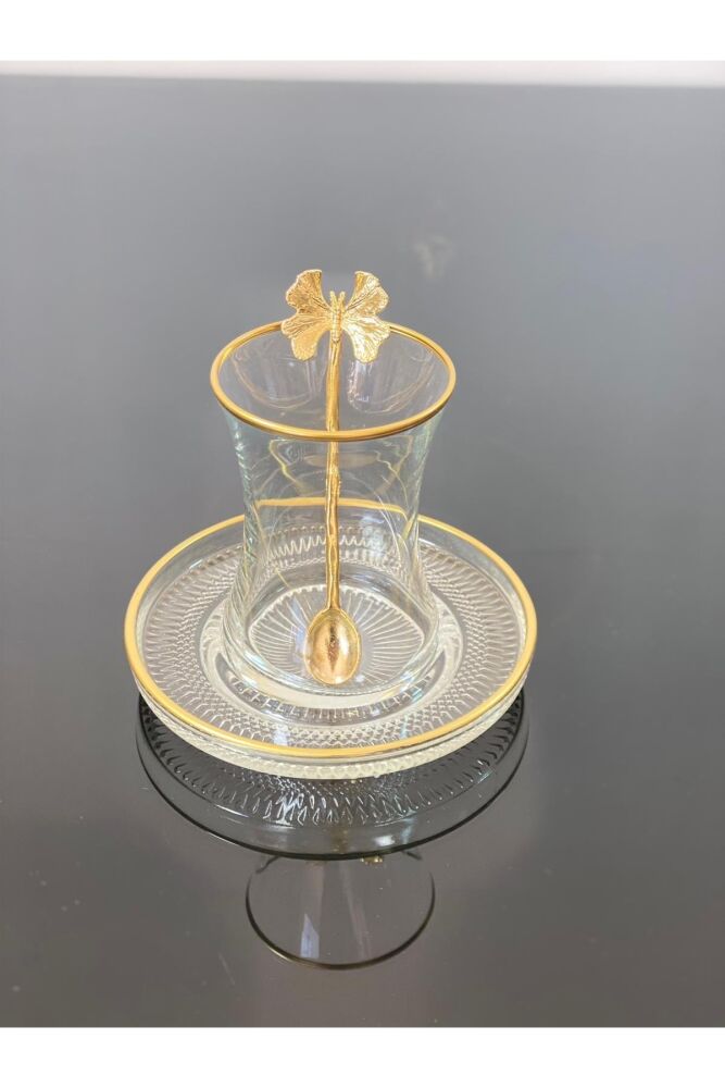 Çay Set 18 Parça 6 Kişilik Kelebek Çay Kaşıklı - Çarşı 24 - Avrupa'nın ...