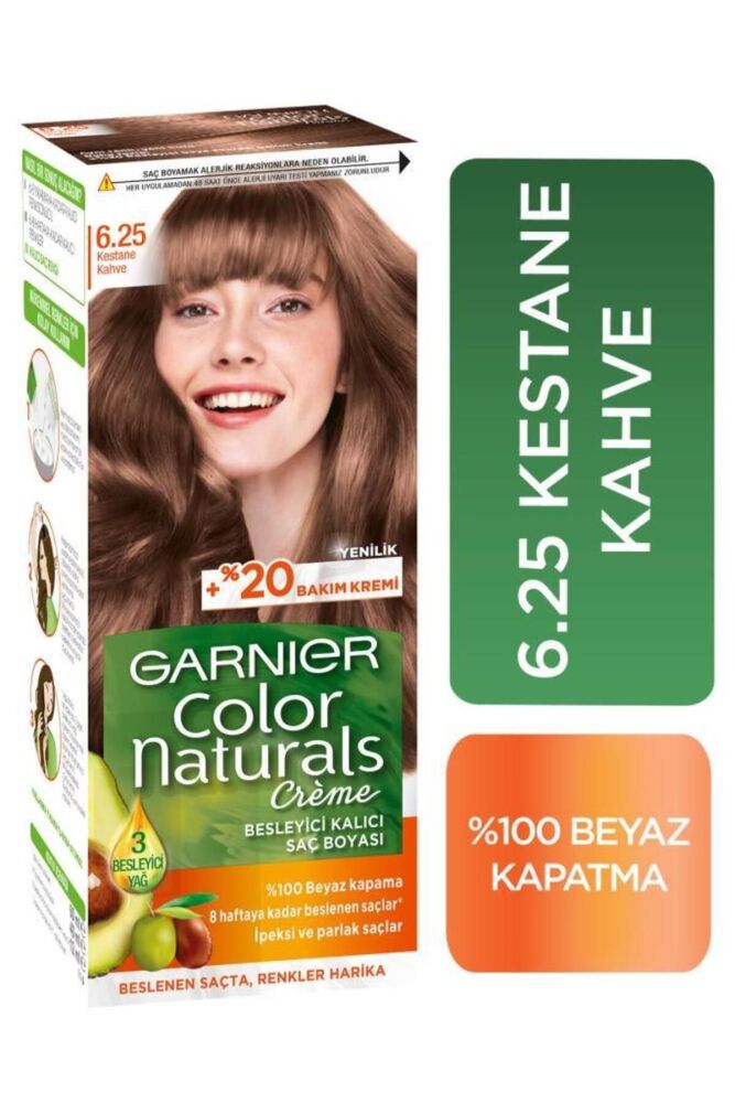 Color Naturals Saç Boyası 6.25 Kestane Kahve - Çarşı 24 - Avrupa'nın ...