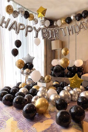 Geburtstagsset für Erwachsene, beleuchtete Geburtstagsset-Pumpe