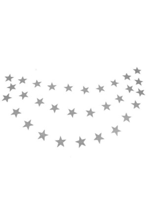 Gümüş Gri Asmalı Yıldız Tavan Süsleme Ipli Sarkıt Süs - Çarşı 24 ...