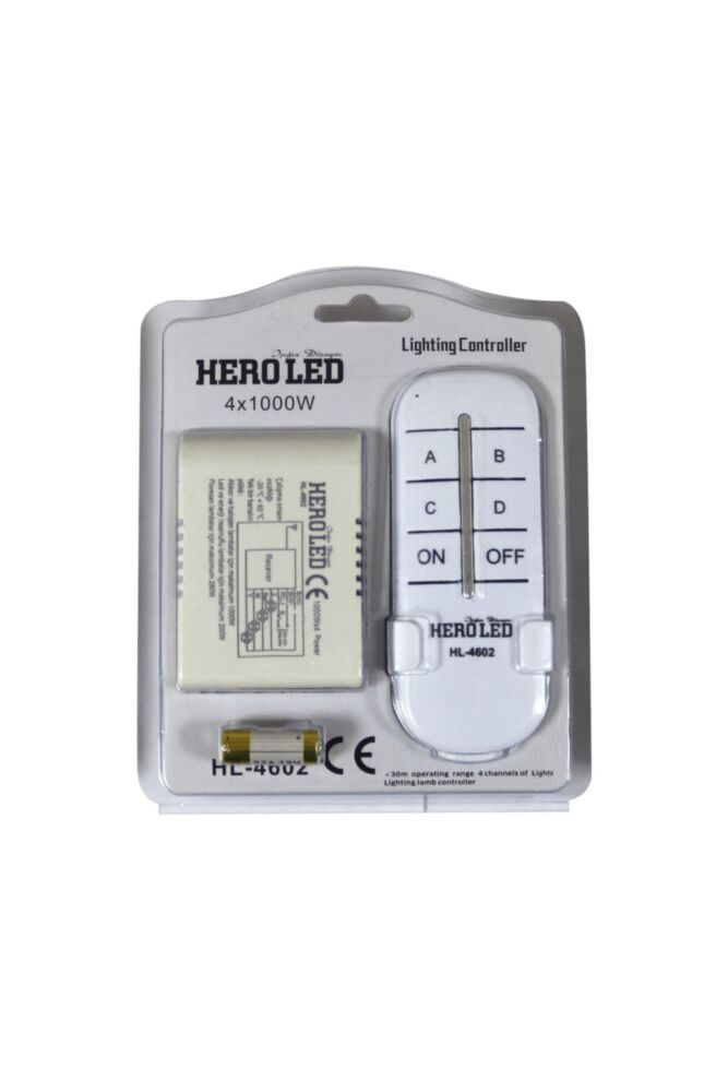 Heroled Uzaktan Elektrik Kontrol Ve Avize Kumandası 4'lü Sistem - Çarşı ...