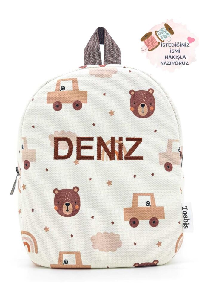 [ Istediğiniz Ismi Yazıyoruz ] Oyuncak Araba 0-8 Yaş Çocuk Sırt Çantası ...