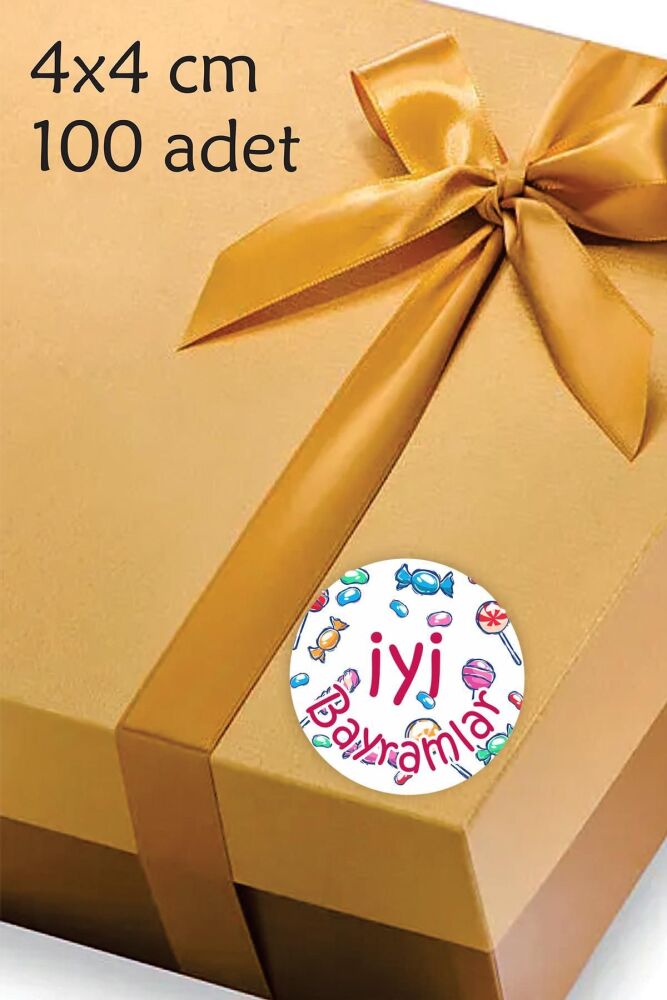 Iyi Bayramlar Ramazan Bayram Sticker Şeker Etiketi Ramazan Kurban 4 Cm ...