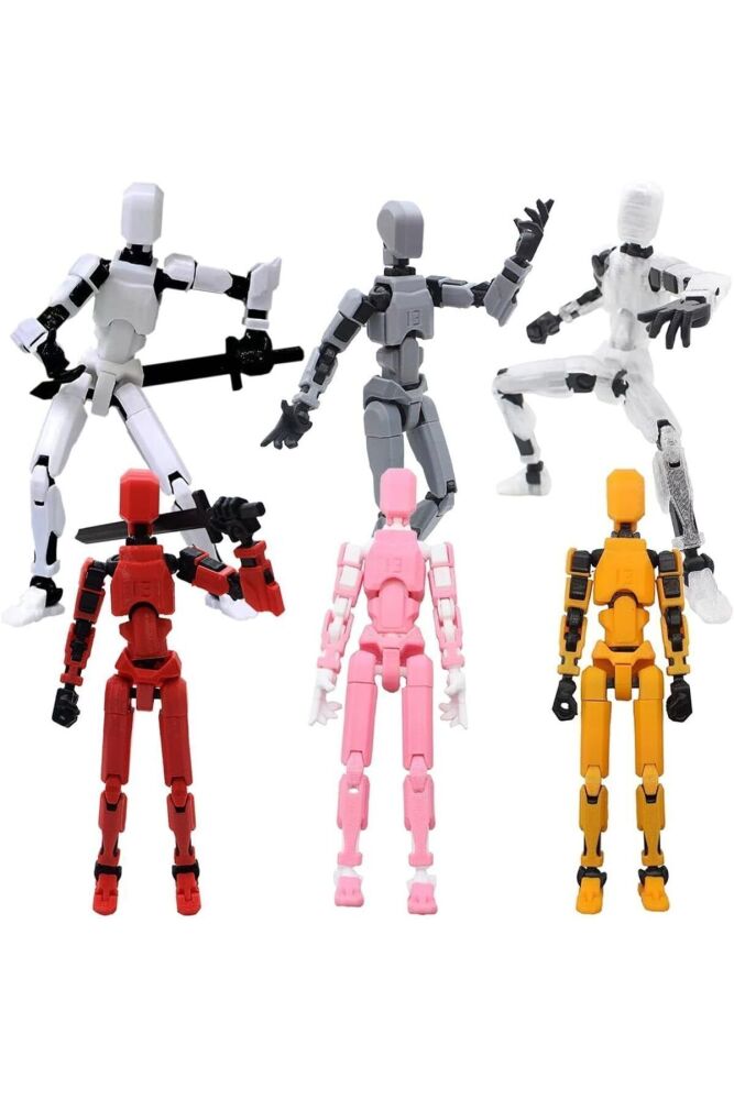 Knk13 Aksiyon Figürü Robot Stop Motion Eklemleri Hareketli Oyuncak (1 ...