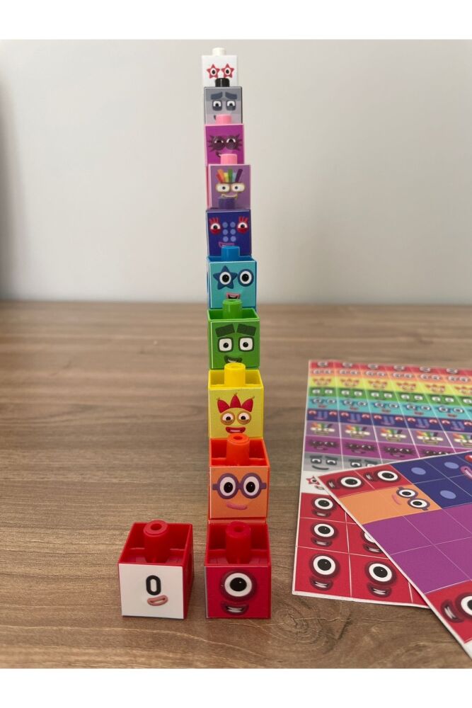 Numberblocks 100 Parça Geçmeli Matematik Küpleri - Snapcubes / 0-10 ... Numberblocks 100 Parça Geçmeli Matematik Küpleri - Snapcubes / 0-10 ...