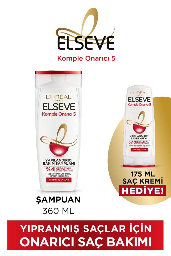 Onarıcı Saç Bakım Seti - Komple Onarıcı 5 Yapılandırıcı Bakım Şampuanı ...
