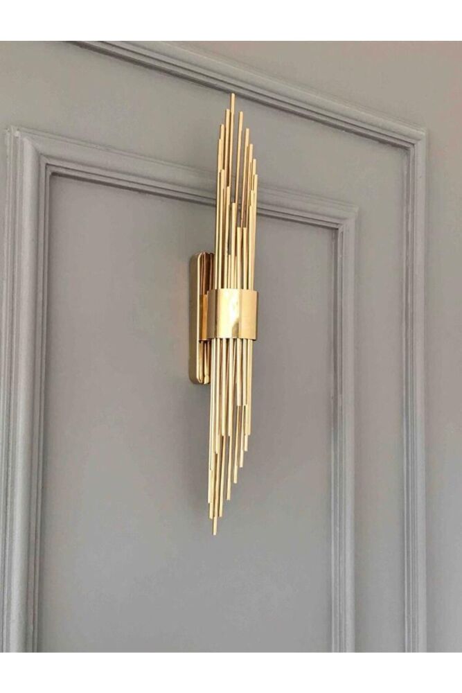 Pilli Duvar Aplik Pilli Duvar Aplik Aydınlatma Gold Led Duvar Lambası ...
