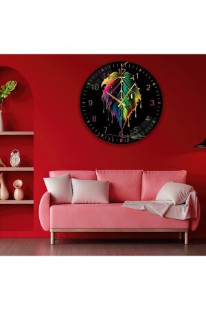 Renkli Yapraklar Cam Saat - 60 Cm CS1205 - Çarşı 24 - Avrupa'nın Türk ...