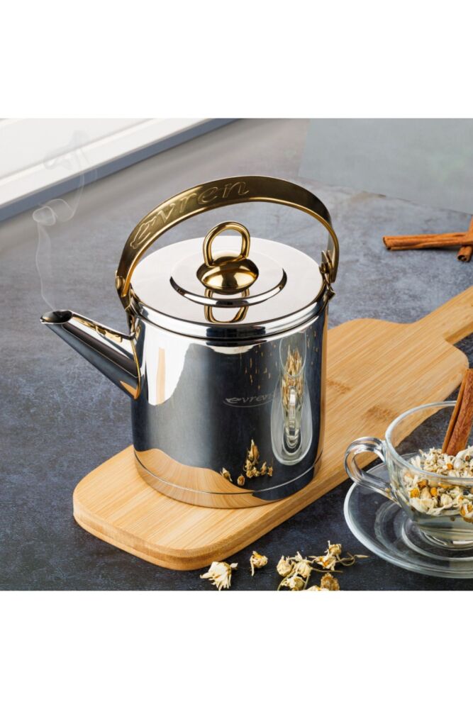 Royal Çelik Bitki Çayı Demliği 1 Litre- Çay Bitki Çaydanlığı Küçük Boy ...