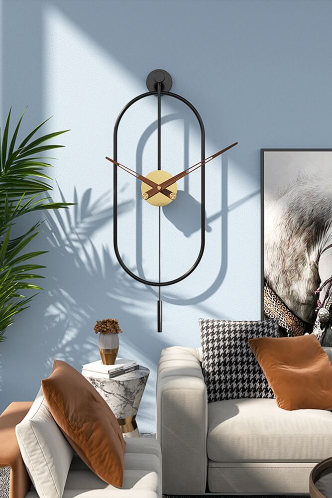 Serenity Black Gold, Dekoratif Modern Duvar Saati Meta-040140004 ...