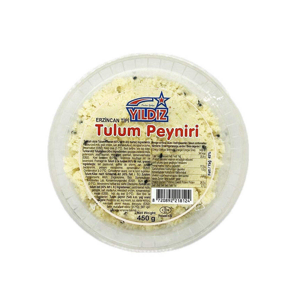 YILDIZ ERZINCAN TULUM PEYNIRI 800GR - Çarşı 24 - Avrupa'nın Türk Çarşısı